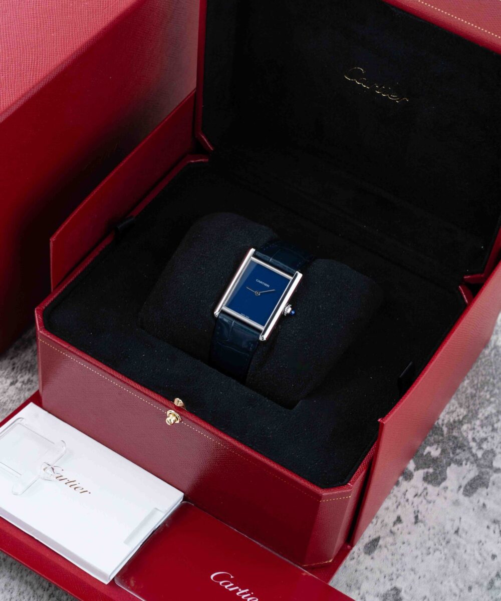 Cartier Tank Must Blue WSTA0055 2021 – Watchtrader & Co